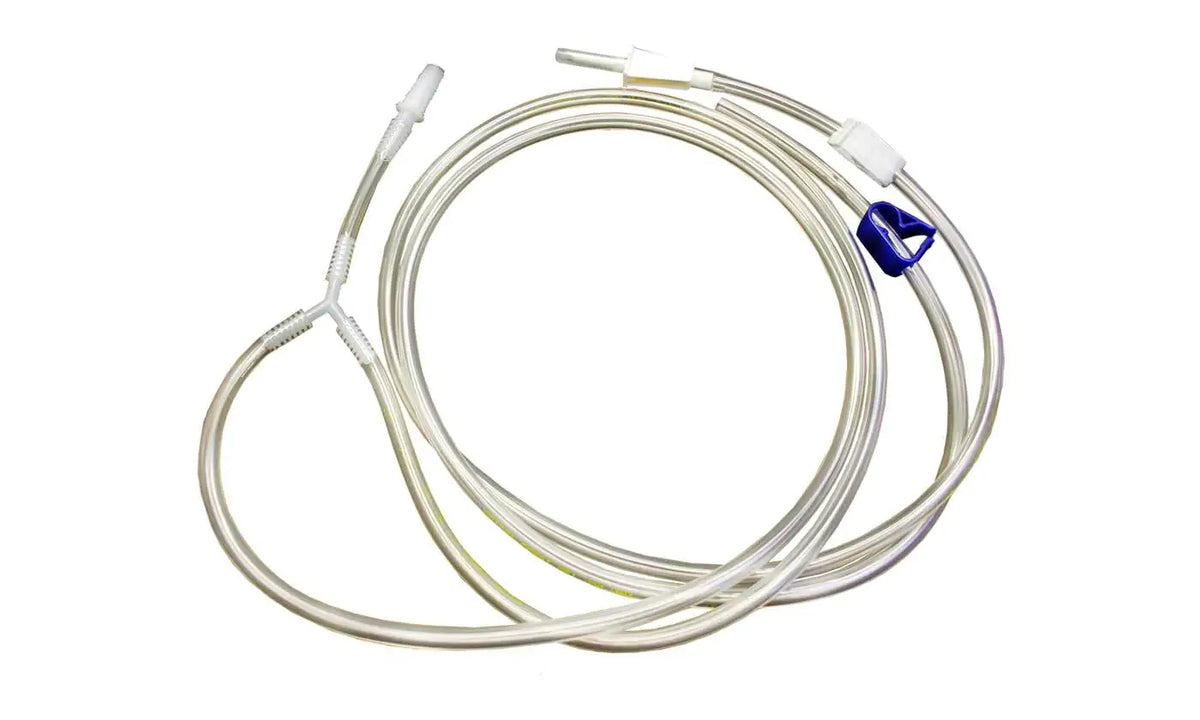 Y-junction tubing, large lumen, spike port – Animal IVF Store