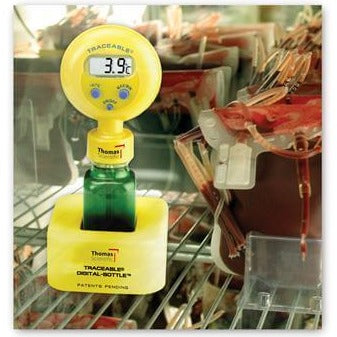 Traceable® Digital-Bottle™ Refrigerator/Freezer Thermometer with min/m ...
